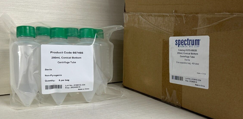 Lab, Spectrum Chemical, 250mL Conical Centrifuge Tubes, 48/case, #970 ...