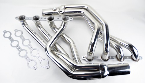 LS Swap Stainless Long Tube Headers Manifolds for Ford Mustang Fox Body ...