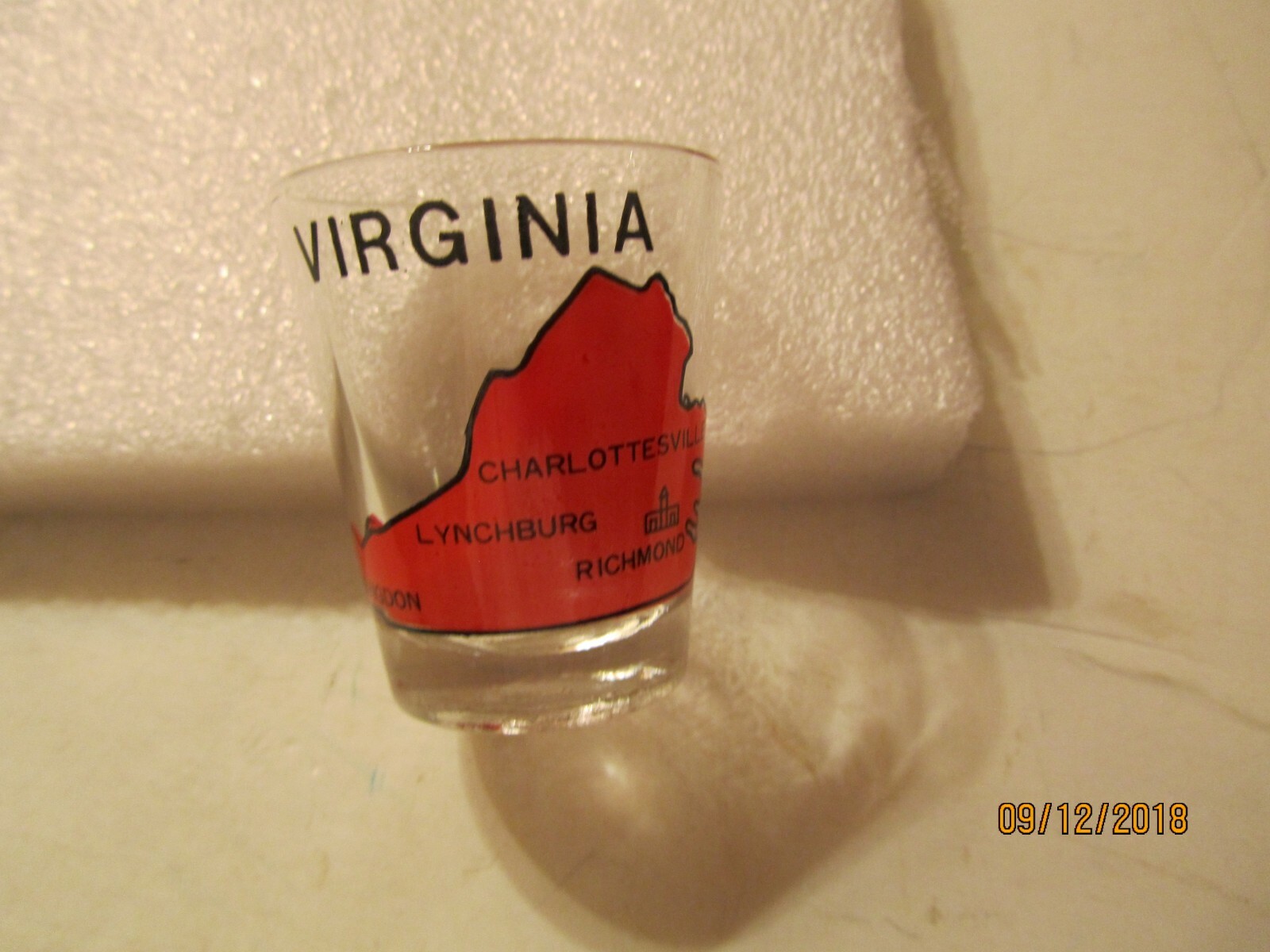 Vintage State of Virginia Shot Glass Made in Taiwan V-1 | eBay