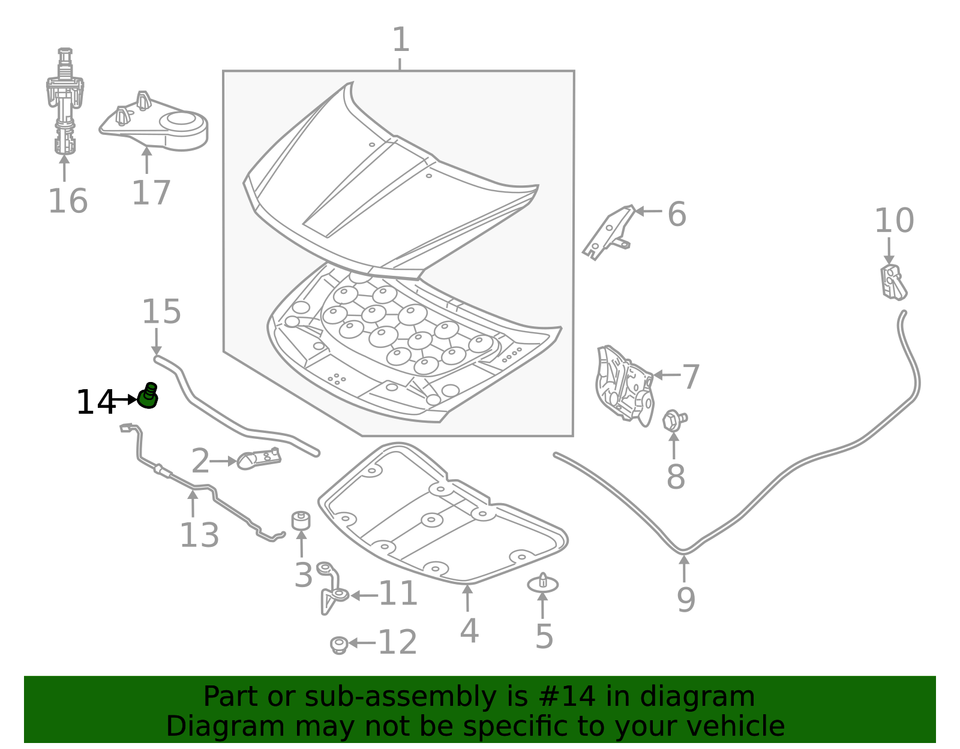 Mopar Hood Prop Rod Pivot Bushing 4880116aa | eBay