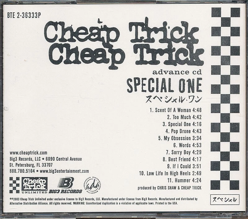 Cheap Trick Special One