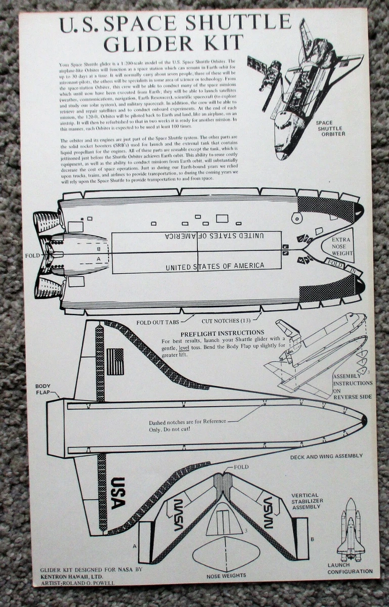 Space Shuttle Cut Out