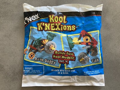 K'Nex Kool K'nexions #4 Dune Buggy and Fish 1999 Vintage UNOPENED | eBay
