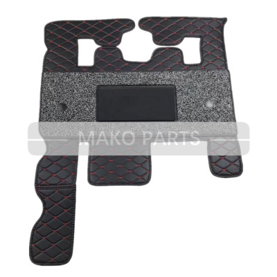 NEW MODEL BLACK Cab Floor Rubber Mat Carpet Fit HYUNDAI R150/210/215 ...
