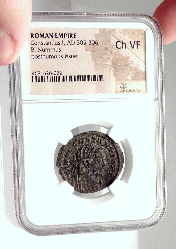 CONSTANTIUS I Chlorus 307AD Lodinium London Mint Ancient Roman Coin NGC ...