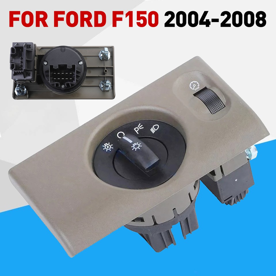 HEADLIGHT SWITCH Dimmer Fog Light Head Lamp Control Gray For Ford F150 ...