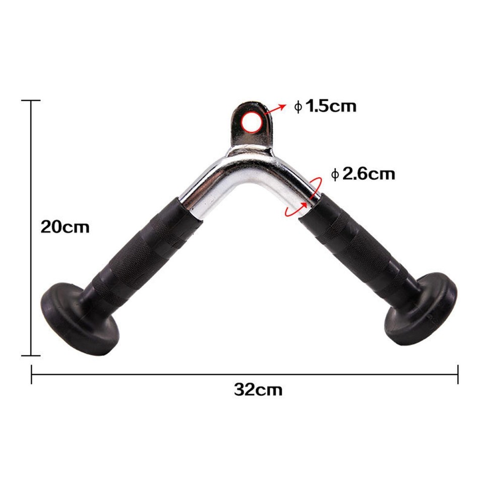 Triceps Pushdown Bar V Shaped Bar Pull Down Bar Home Gym Cable ...