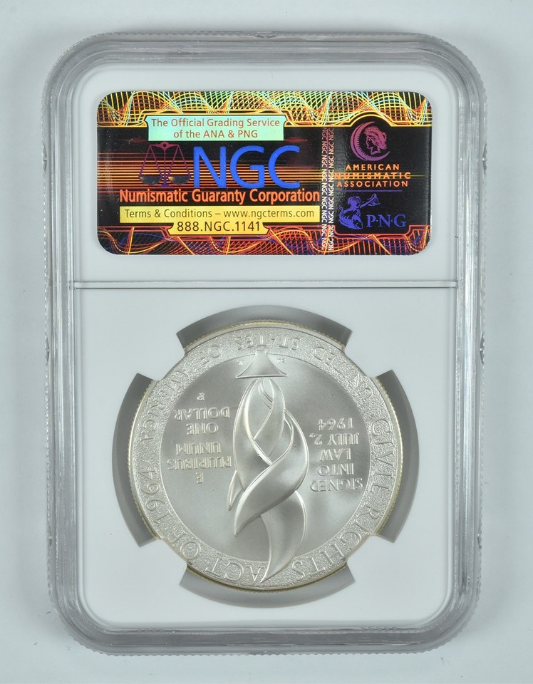 2014-P Civil Rights Commemorative Silver Dollar MS69 NGC Brown Label | eBay