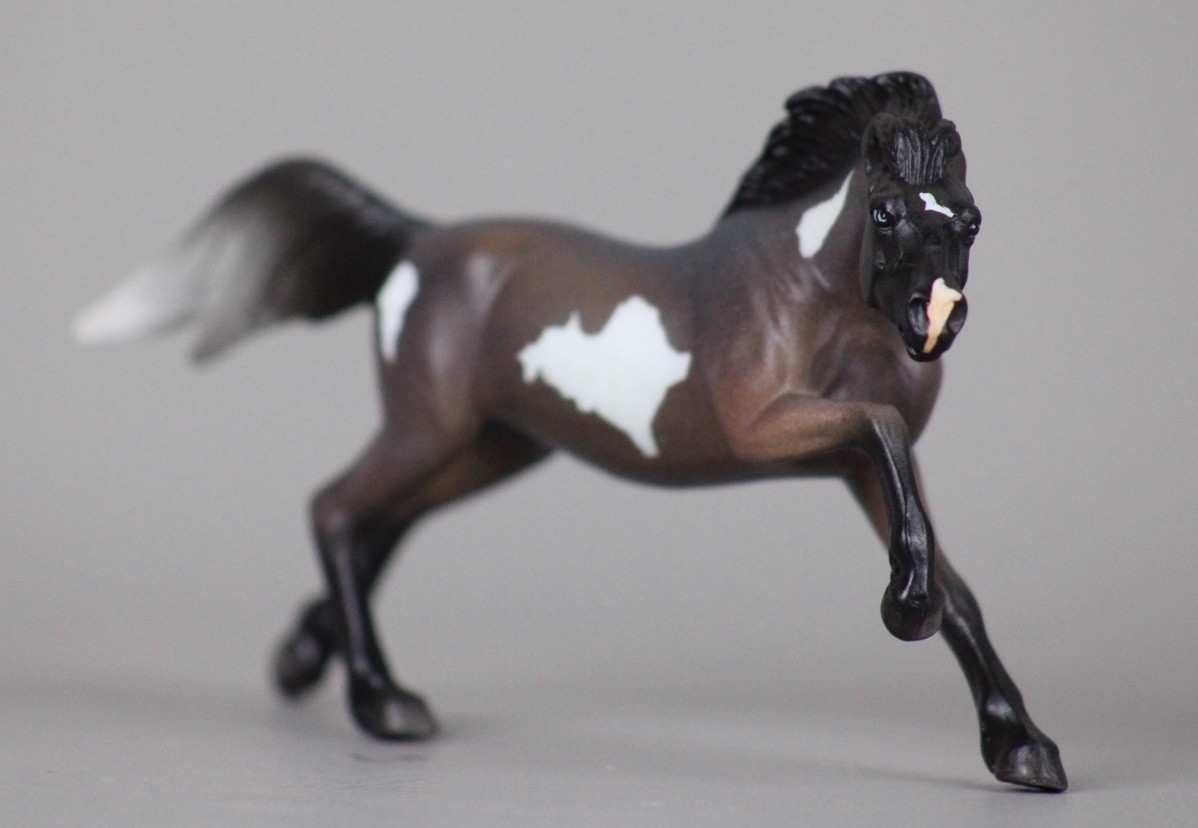 Bay Roan Pinto Mustang Custom Stablemate Breyer Horse - 1:32 | eBay