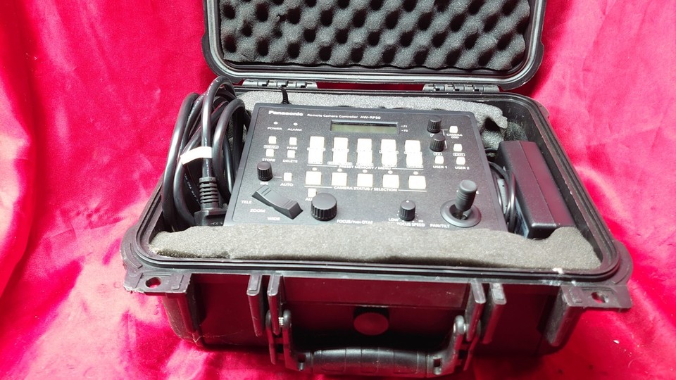 Panasonic AW-RP50 PTZ Remote Camera Controller W/ power adapter & Case ...