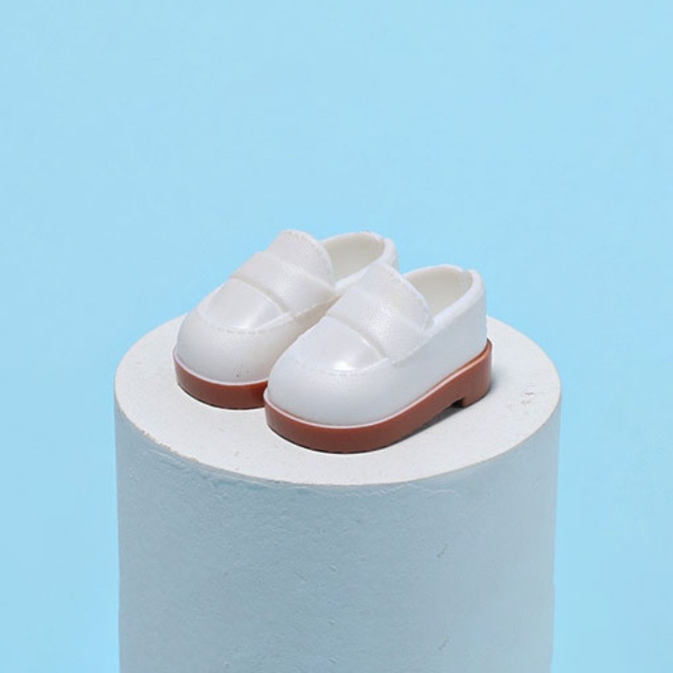 Imitation Leather Pattern Mini Shoes PVC 4cm Shoes Doll Dress up ...