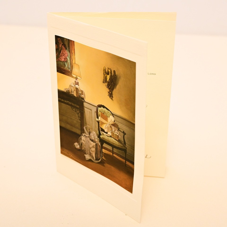 2001 White House Christmas Card President George W. Bush & Laura Bush ...