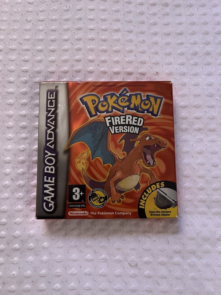 Pokemon Fire Red Version Nintendo Gameboy Advance UK PAL Fully Complete ...