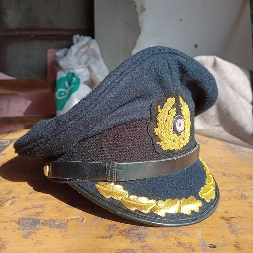 WW2 German Navy Kriegsmarine Admirals Field Grade Officer Visor Cap D20 ...