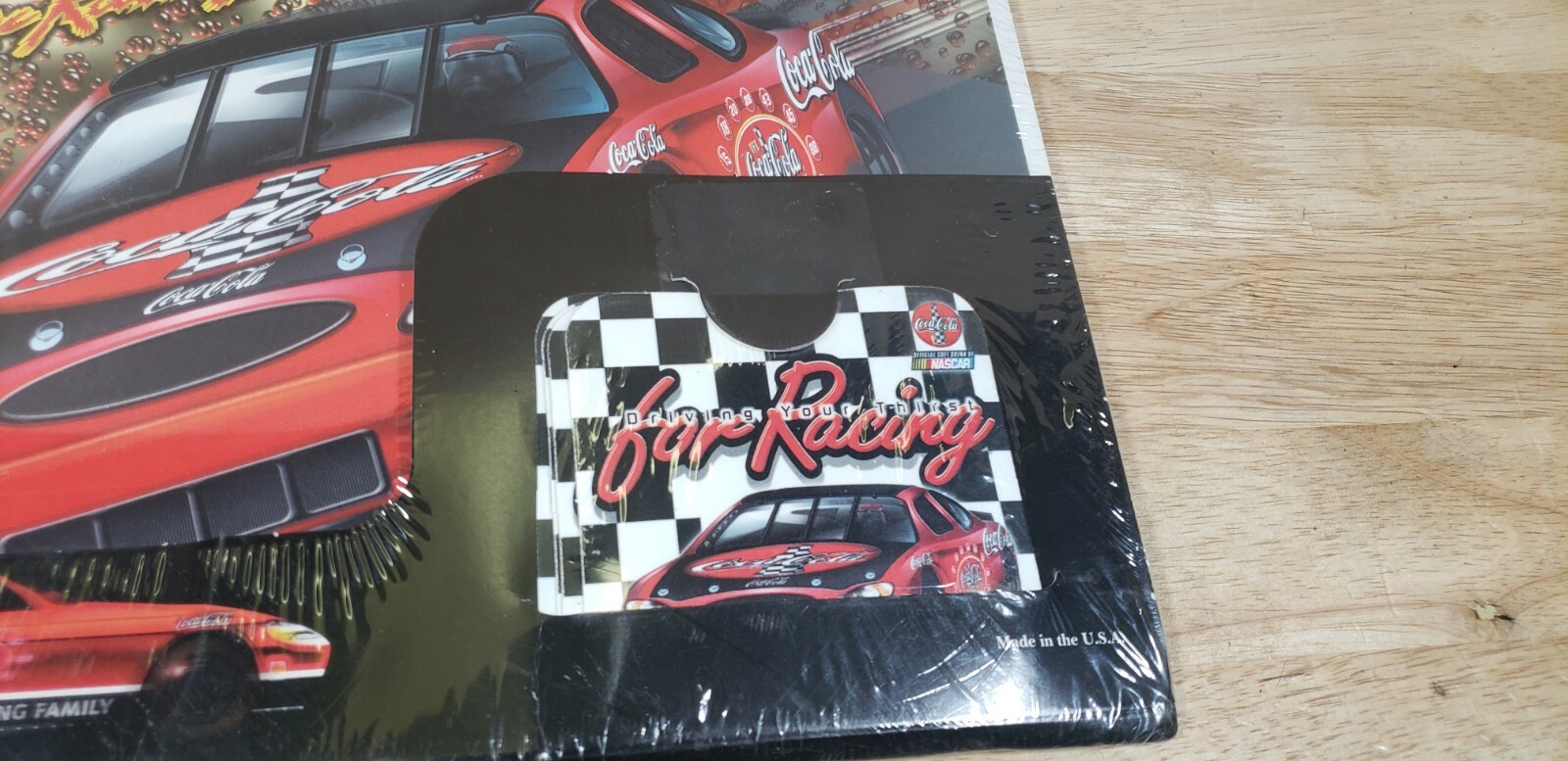 NASCAR Racing Coca Cola Placemats & Coasters Set - 8 Piece Set - NEW | eBay