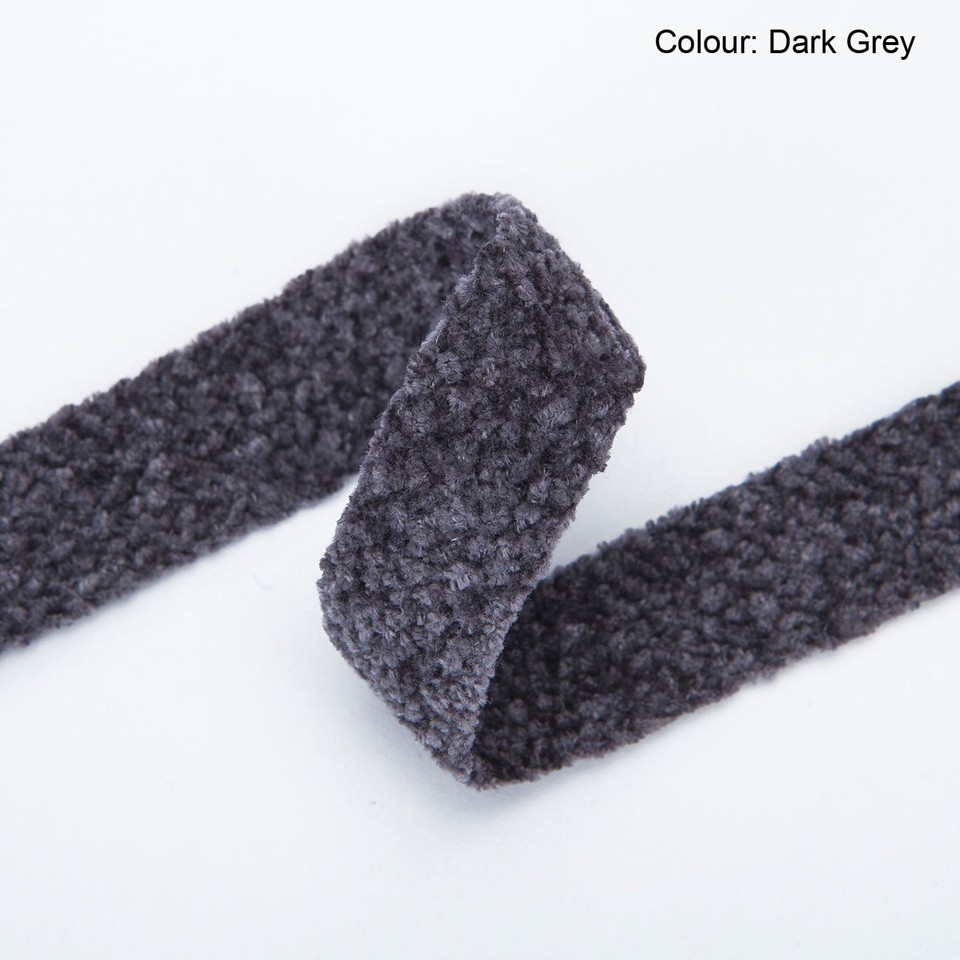 Neotrim Pure Chenille Yarn Ribbon Trimming,Texture Velour Handle ...
