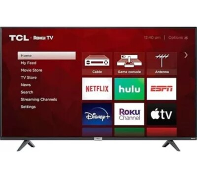 43 inch TCL-Roku TV with smart TV futures, with 4k that is in perfect ...