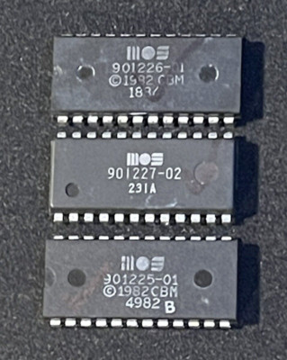 Full C64 ROM Bundle 901226/901227/901228 BASIC/Kernal/Character ...