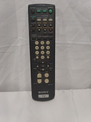 Sony Universal Remote Control RM-Y171 Black DVD VCR TV Easy to Program ...