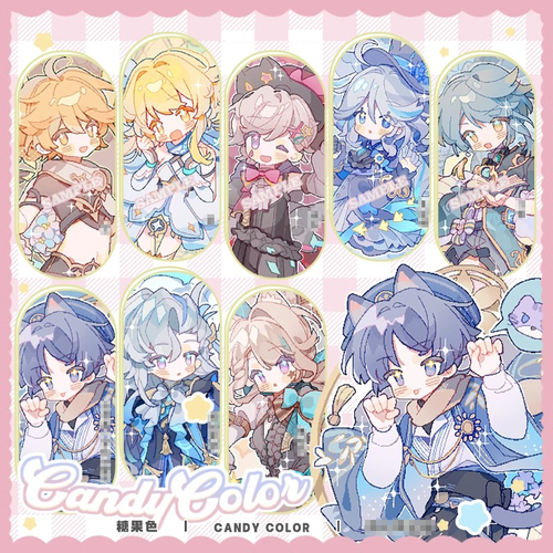 Genshin Impact Anime Lyney Furina Xingqiu Cute Acrylic Decor Stand ...