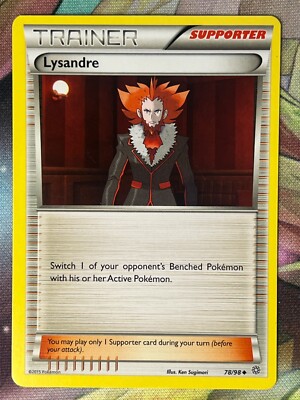 Lysandre 78/98 UNCOMMON - Pokemon XY Ancient Origins Card | eBay