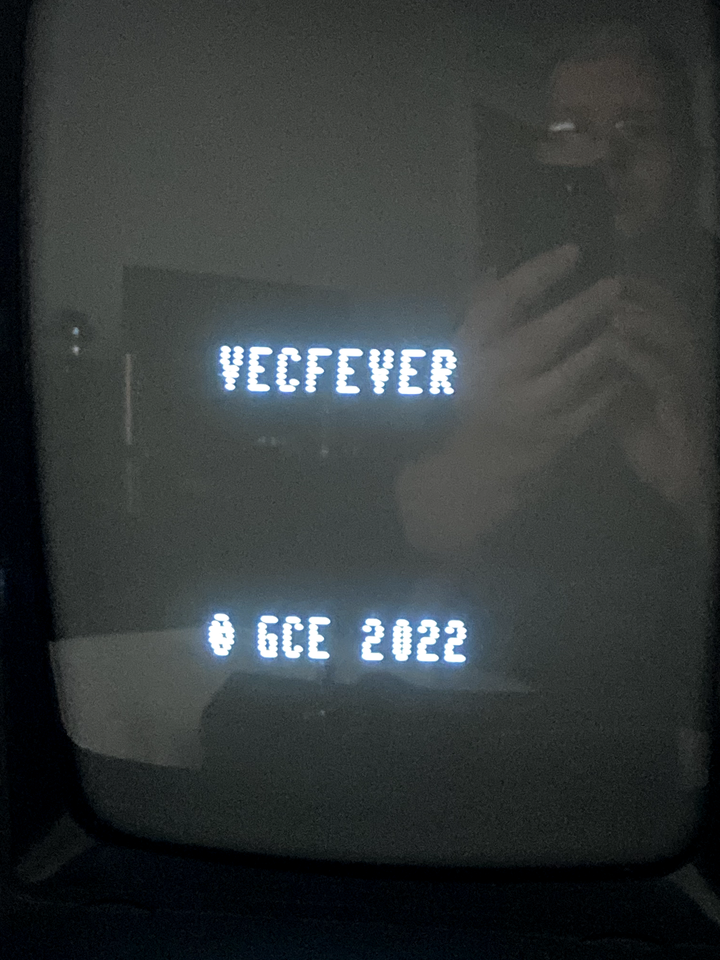 Vecfever with red translucent case, micro SD card version cartridge for Vectrex | eBay