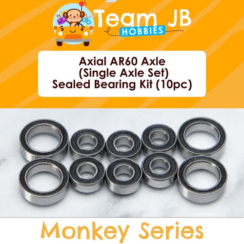 Axial AR60 Axle (Single Axle Set) - 10 Pcs Rubber Sealed Bearings Kit ...