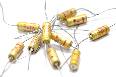 8x Elko Capacitor FRAKO Type FPF, 1 µF/100 V -/20%, Audio Capacitor ...