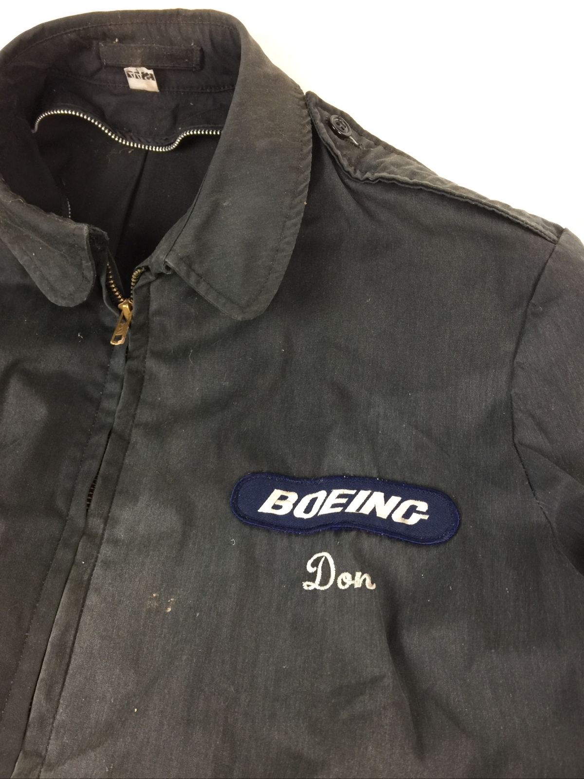 Vintage Mens Boeing Work Jacket with Name Tag - 44S -… - Gem