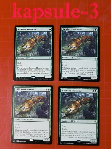 4x Wildborn Preserver | Throne of Eldraine | MTG Magic Cards | eBay
