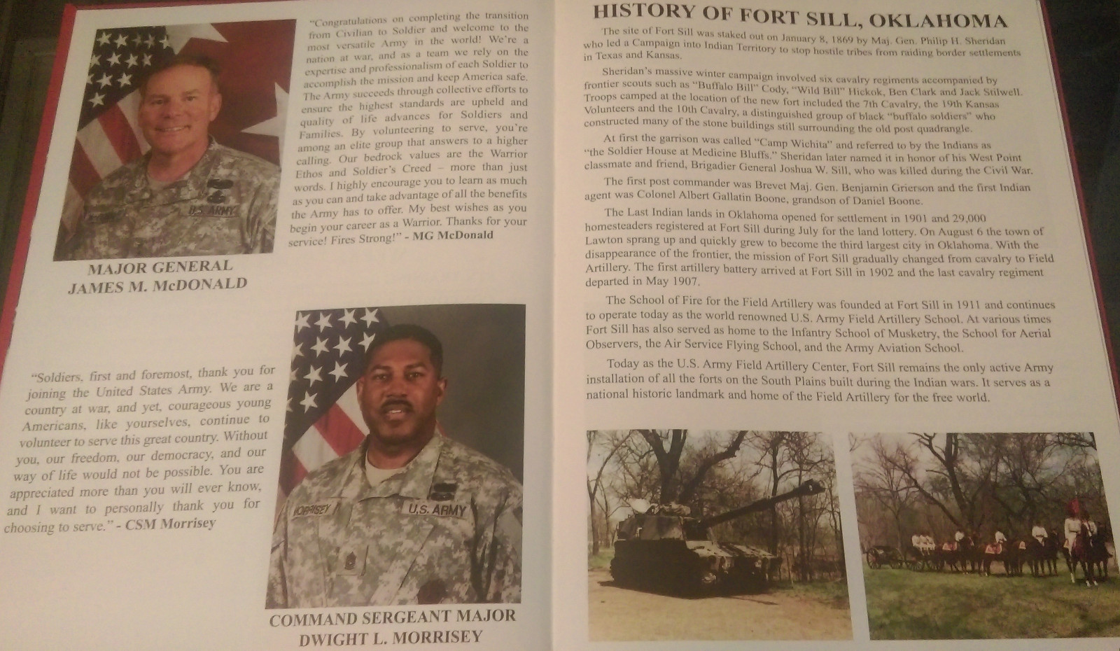 434th Field Artillery Brigade Basic Combat Training Book Fort Sill OK ...