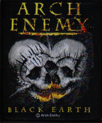 Arch Enemy Black Earth Woven Patch Official Death Metal Band Merch | eBay