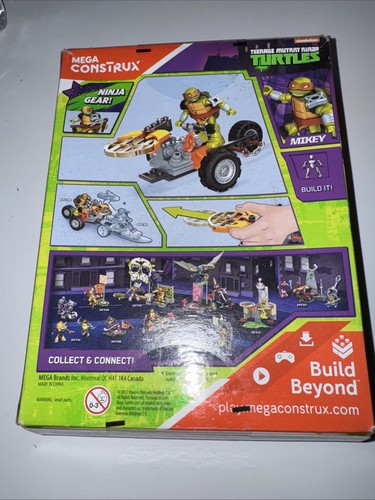 Mega Construx Teenage Mutant Ninja Turtles Mikey Stealth Building Kit ...