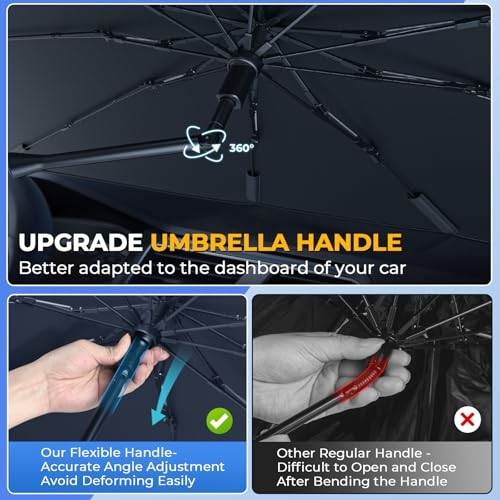 Windshield Sun Shade Umbrella: Custom Fit for Ford-Expedition-2018-2025 ...