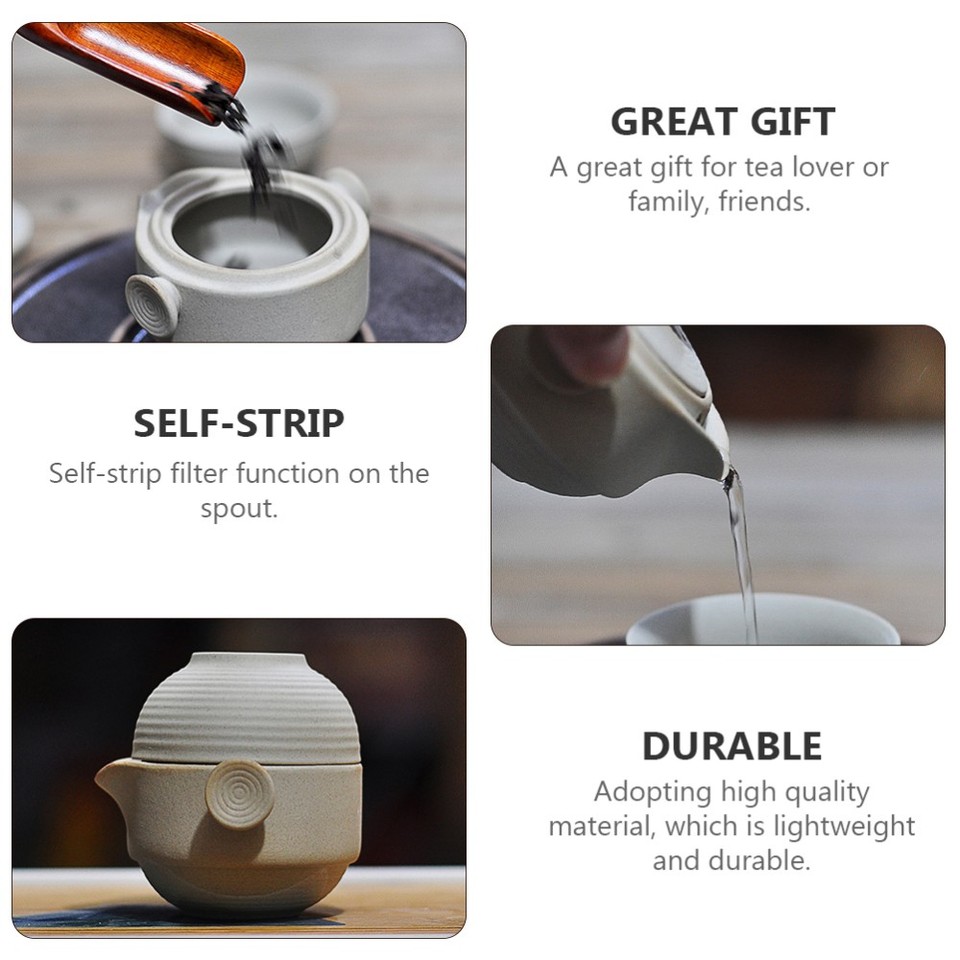 Kuaike Cup Tea Set Teapot with Cups Travel Chinese-tea-set Kettle | eBay