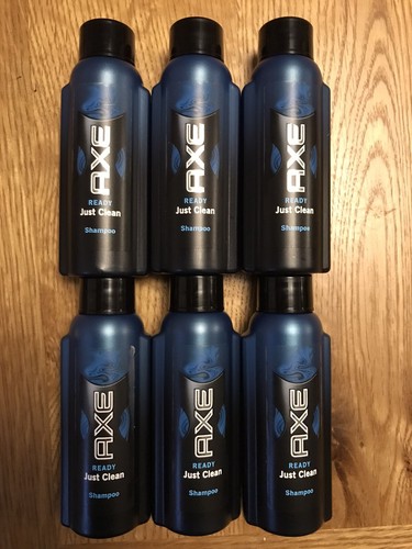 Rare Axe Lynx Shampoo Just Clean 6 X 50ml Travel Size Discontinued Free ...