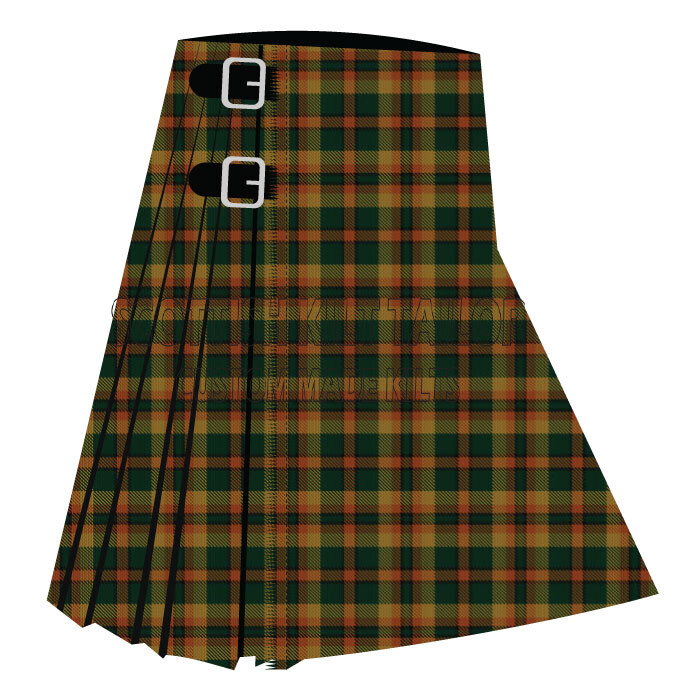 Traditional Handmade County Londonderry Tartan Kilt Custom Size Kilt ...