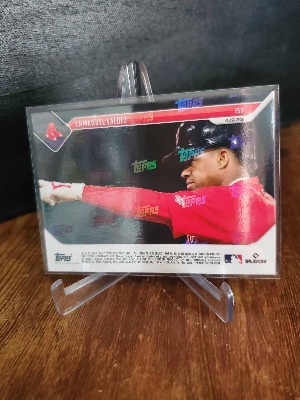 2023 TOPPS NOW EMMANUEL VALDEZ NOTCHES FIRST 2 HITS ROOKIE CARD PURPLE ...