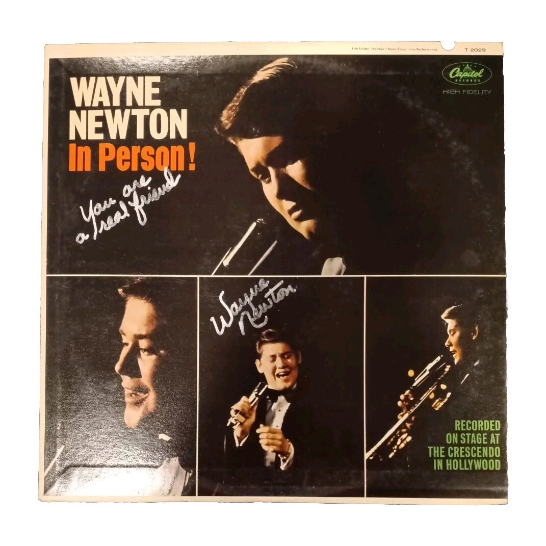 Wayne Newton Music Signed Autographed In Person Vinyl Album | eBay