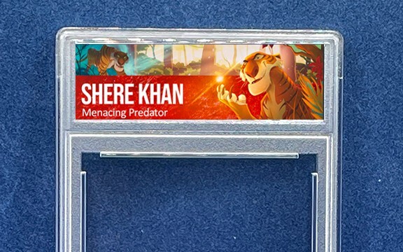 Disney Lorcana Rise Of The Floodborn Shere Khan Enchanted Custom Slab ...