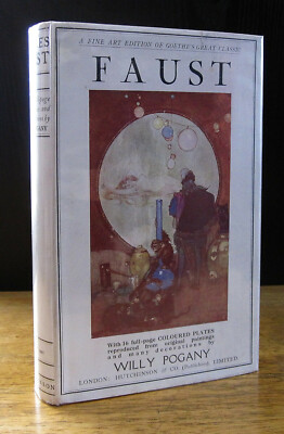 FAUST (1925) JOHANN von GOETHE, WILLY POGANY 16 ILLUSTRATIONS, 1st ...