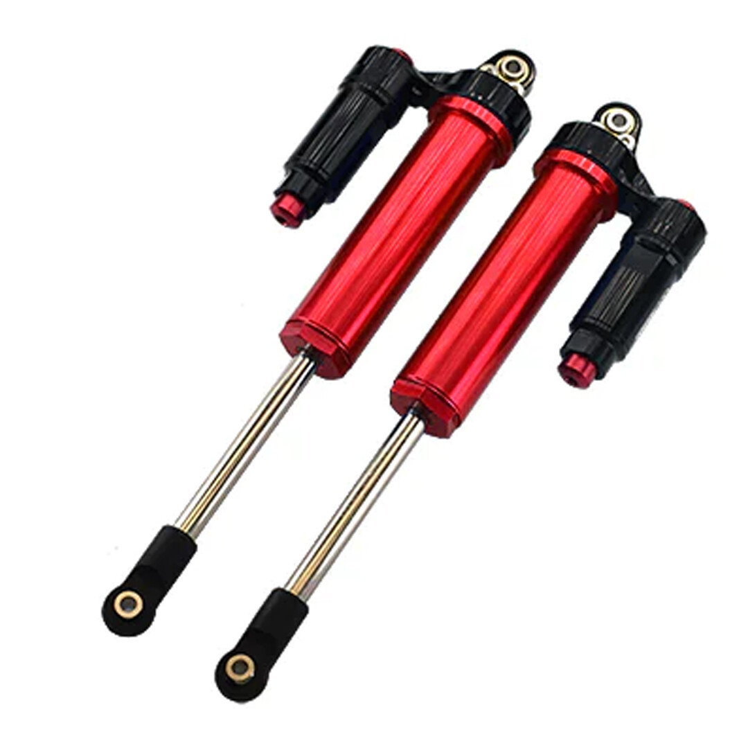 GPM Aluminum 6061-T6 Front L-Shape Piggy Back Internal Damper 135mm Red ...