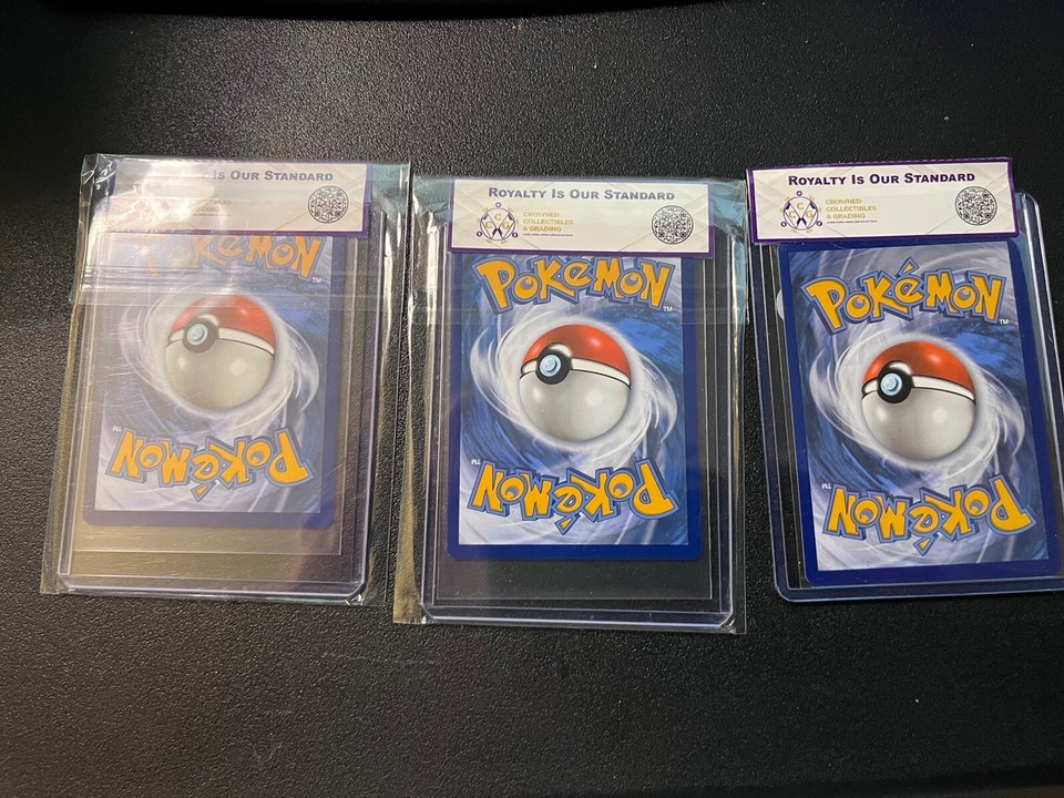 Lot Of 3 CCG Graded Pokémon Cards 10 Crowned Gem Morpeko V, Empoleon ...