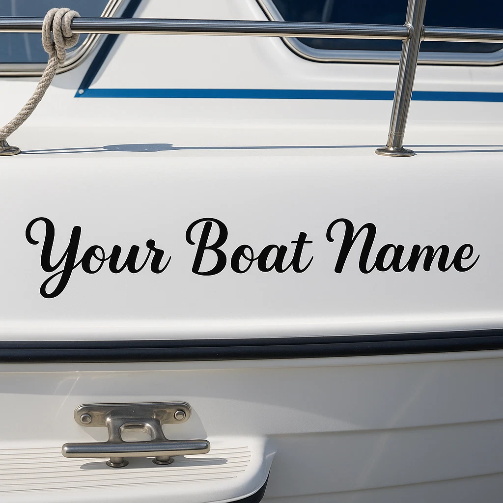 Boat Name Decals Uk