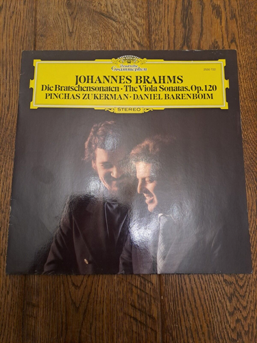 Zukerman/Barenboim - Brahms : The Viola Sonatas, Op. 120 . DG 2530 722 ...