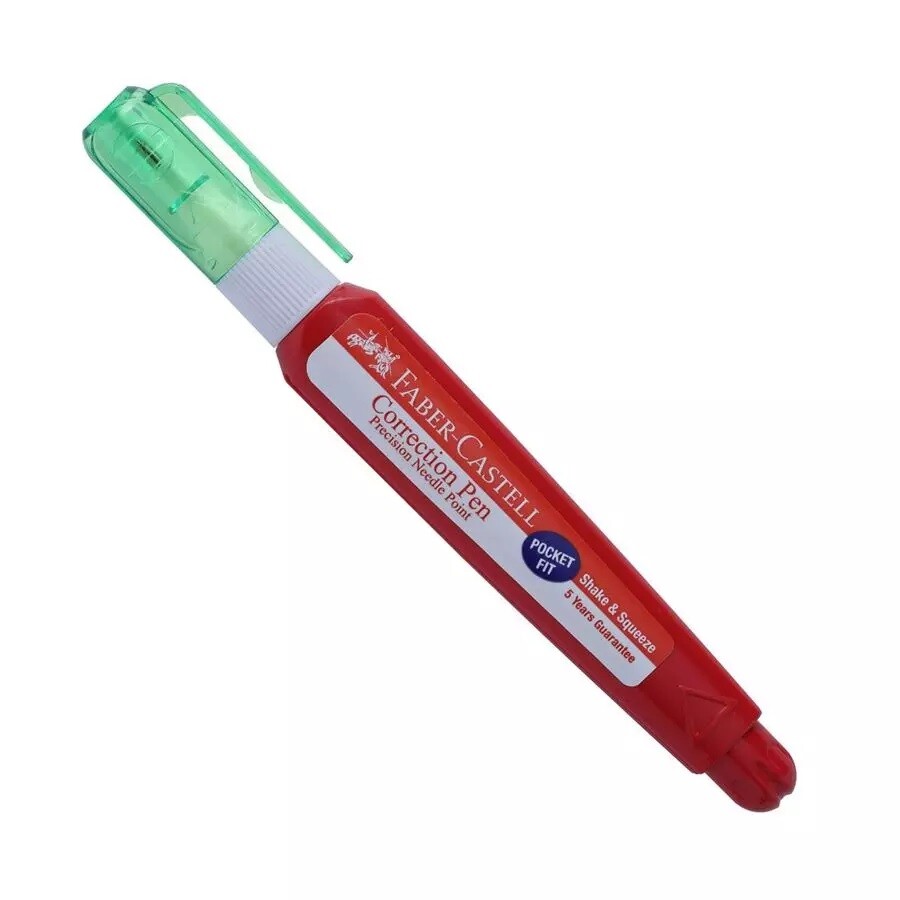 5 x FABER CASTELL Tipp-Correction Pen Tippex Shake n Squeeze Fluid Pen ...