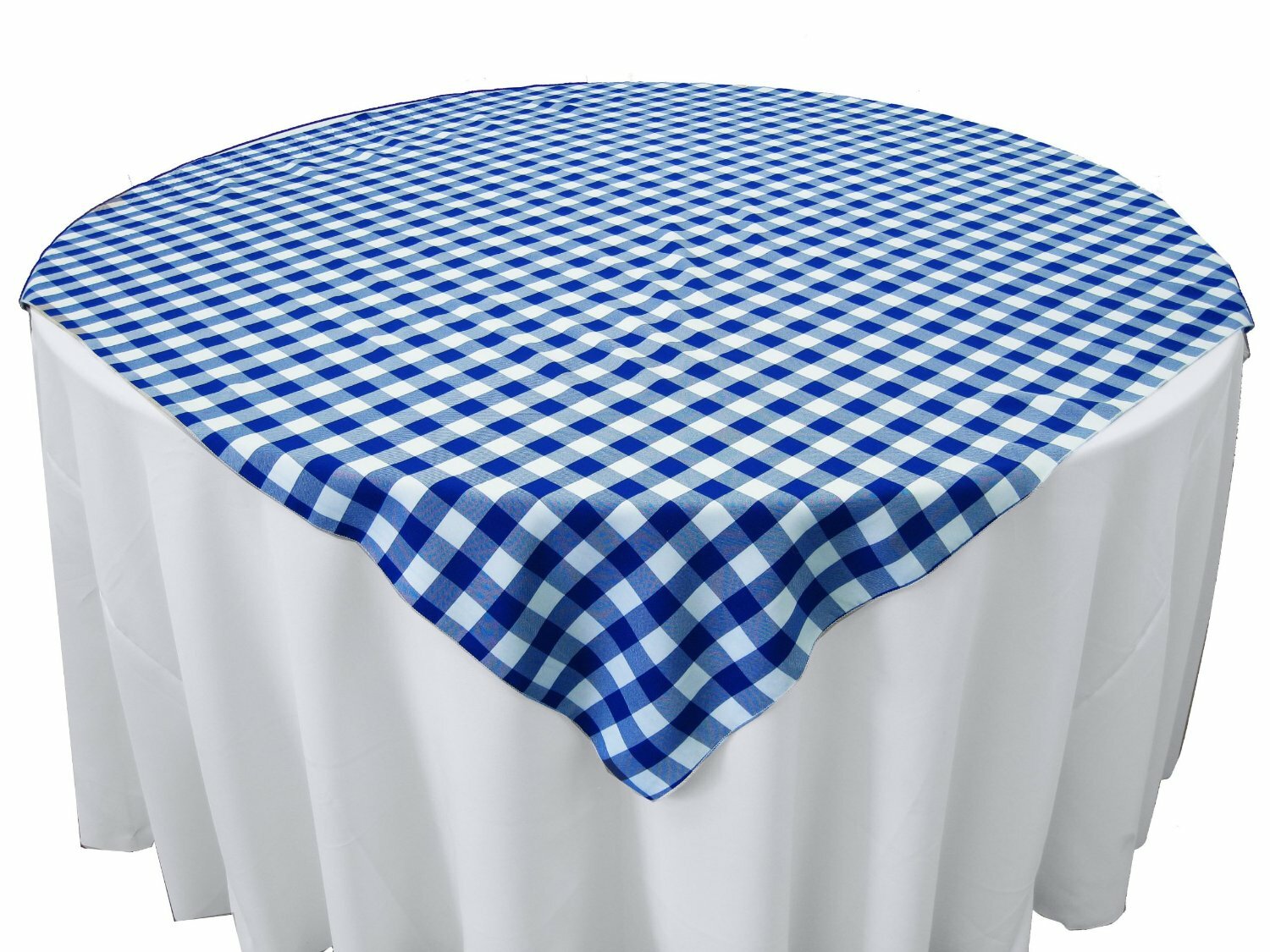 Tablecloth Checkered Overlay 45" By Broward Linens (Variety of Colors ...