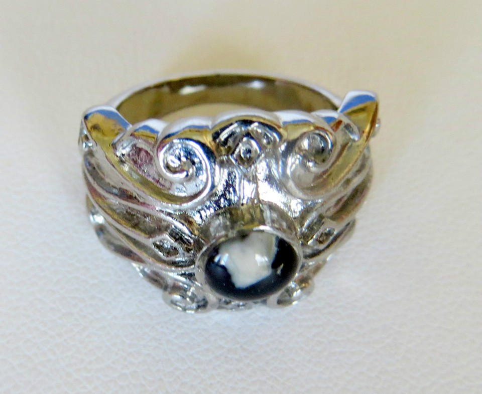 Stainless Steel Nativity Stone Ring Michael Anthony | eBay