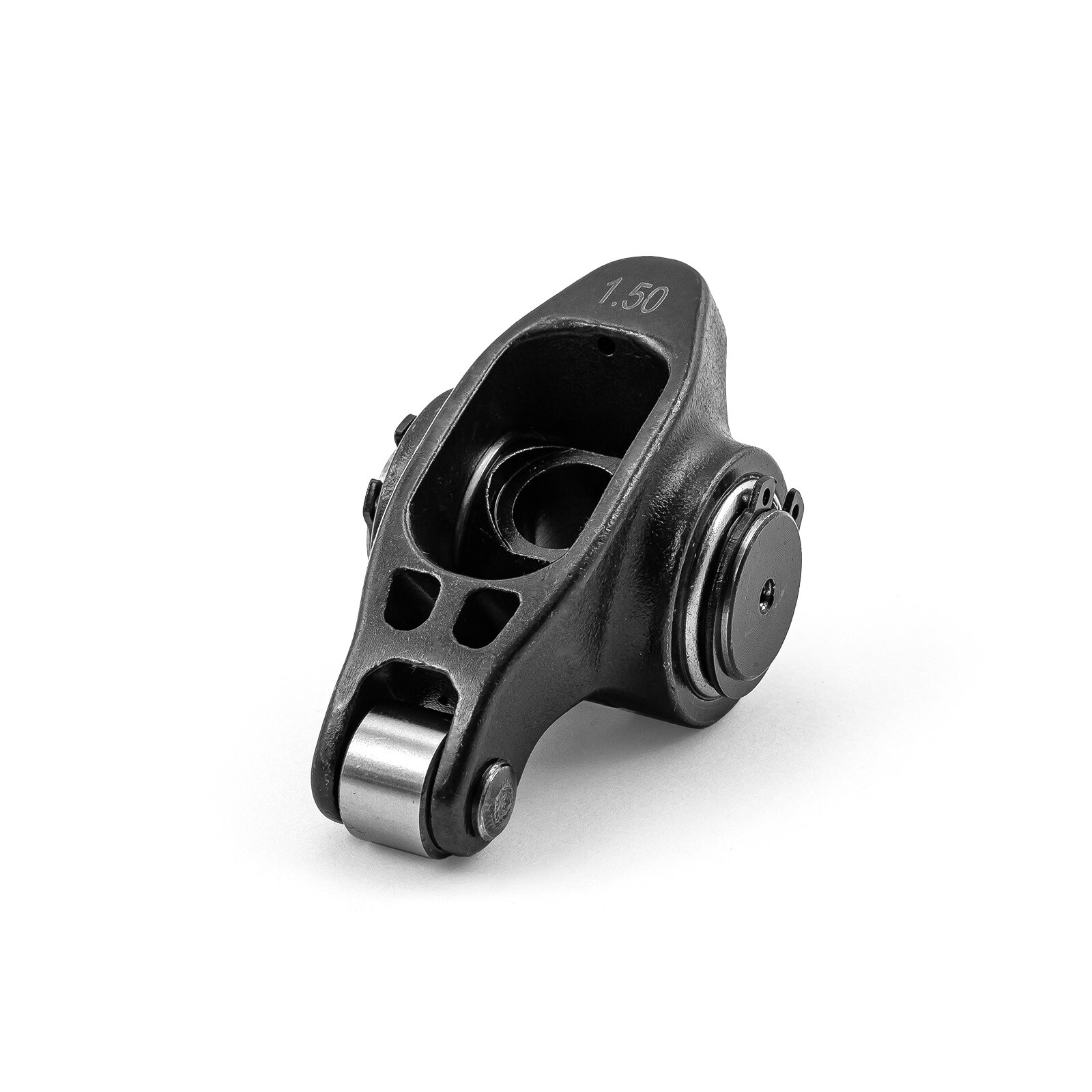 Chevy SBC 350 1.5 Ratio 7/16" Ultra Black Chromoly Roller Rocker Arms ...