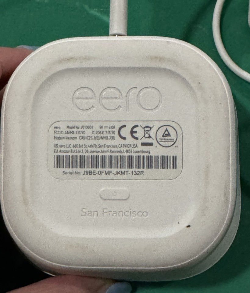 eero Mesh WiFi Router J010011 Home Wireless Node w/ Power Adapter | eBay